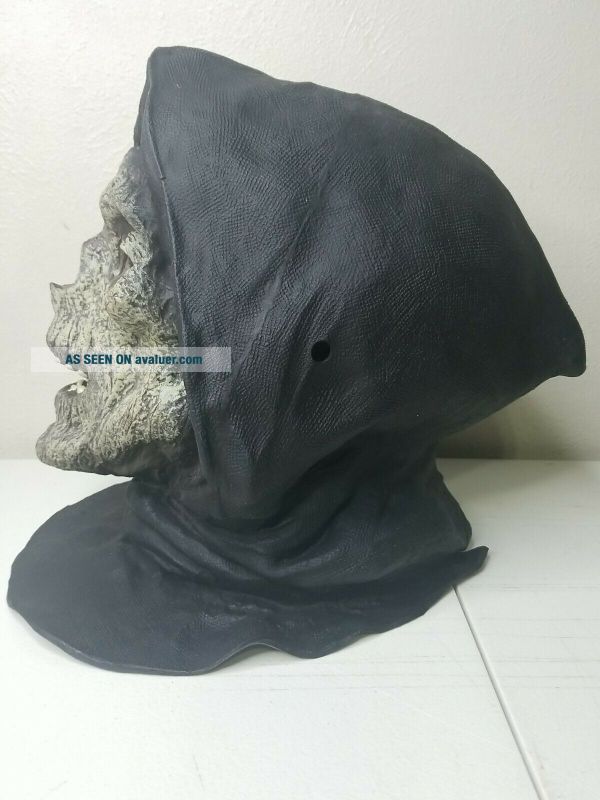 Vtg Grim Reaper Halloween Mask Latex Un - Dead The Paper Magic Group ...