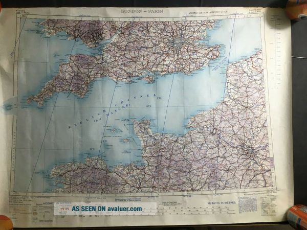 WWII D - DAY Map Printed By U. S Army /Air 1944 | #25240088