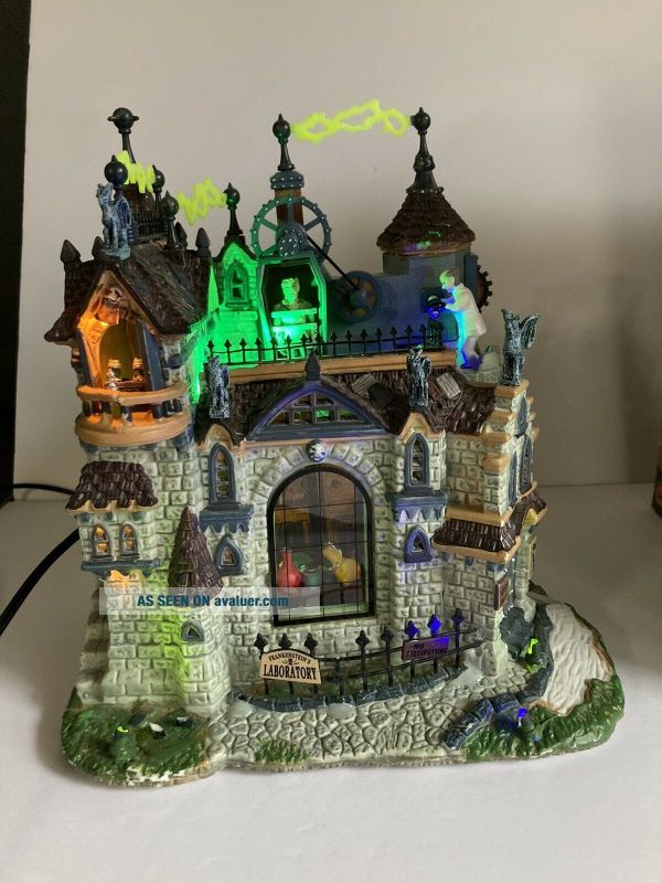 Lemax Spooky Town Frankenstein ' S Laboratory Lab - Halloween - READ ...