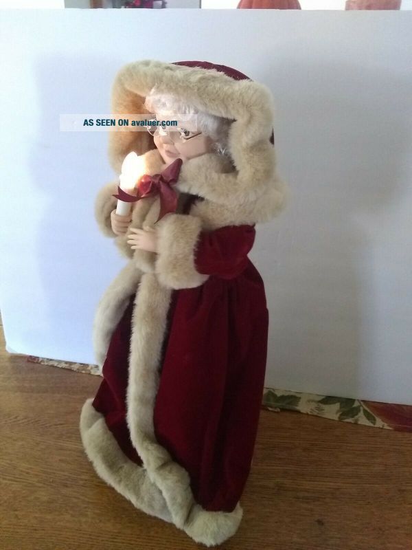 Vintage Telco Motionettes Of Christmas Mrs. Claus 18 " Animated Display ...