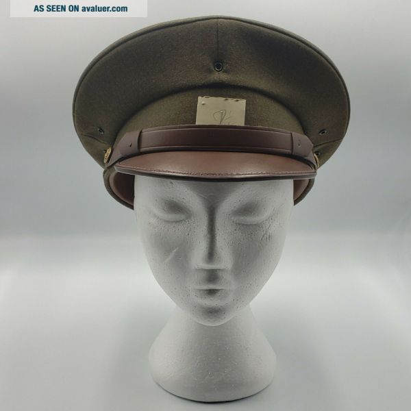 WW2 US Army Military Enlisted Dress Hat Cap With Tags | #25278685