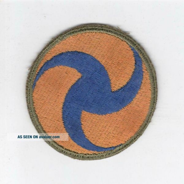 WW 2 US Army Air Force General Headquarters OD Border Greenback Patch ...