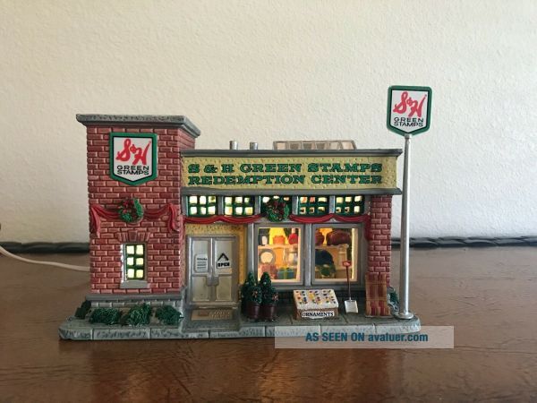 Lemax Christmas Village S&H Green Stamp Redemption Store Retired 75562 ...