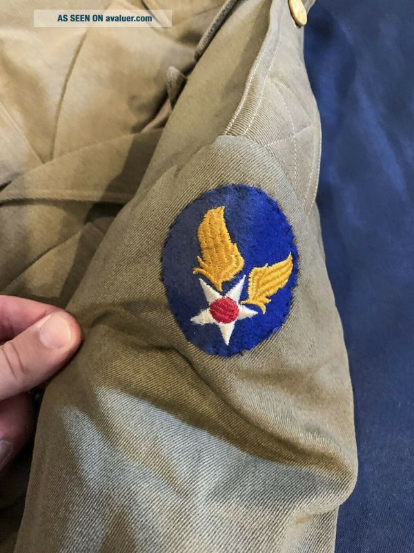 WW2 US Army Air Force 1930s Officer Uniform Jacket With Insignia ...