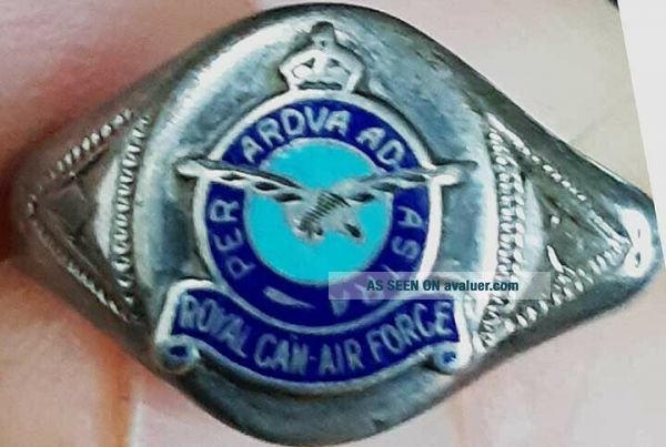 Sweetheart Ring Royal Canadian Air Force World War 2 | #25309750
