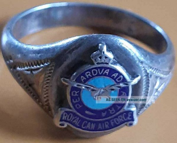 Sweetheart Ring Royal Canadian Air Force World War 2 | #25309750