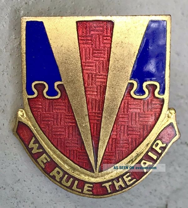 WW2 US Army AAA Anti Aircraft Air Defense Distinctive Unit Insignia ...