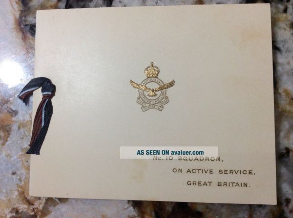 WWII Royal Australian Air Force RAAF No 10 Squadron Sunderland Aircraft ...