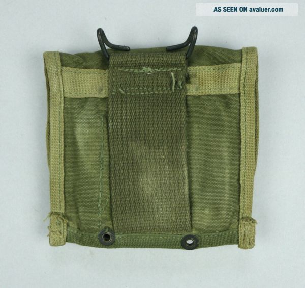 1944 US Army USMC Jungle 1st Aid Kit Pouch OD/Khaki • | #25355111