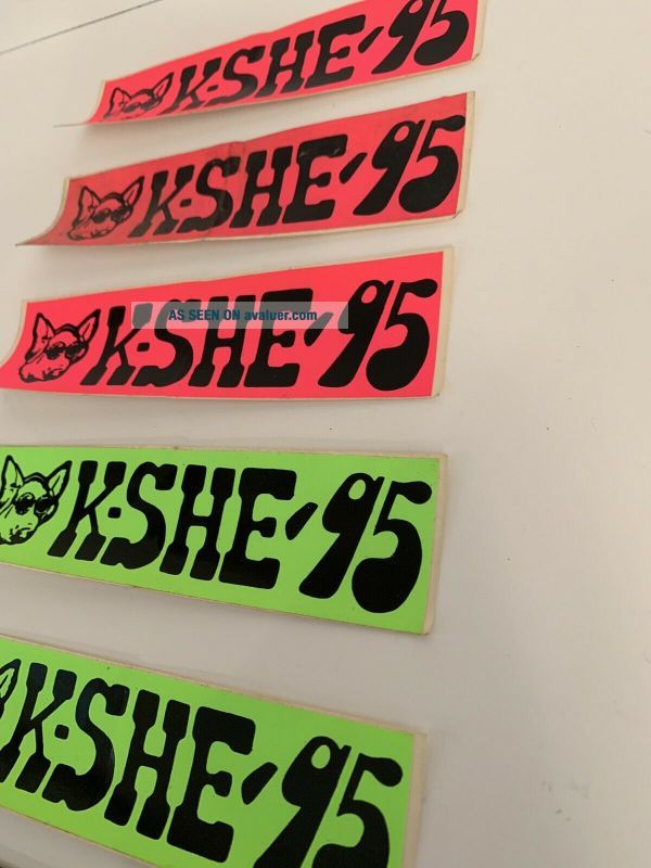 Kshe 95 St. Louis Vintage Radio Bumper Stickers Kshe95 Real Rock Radio ...