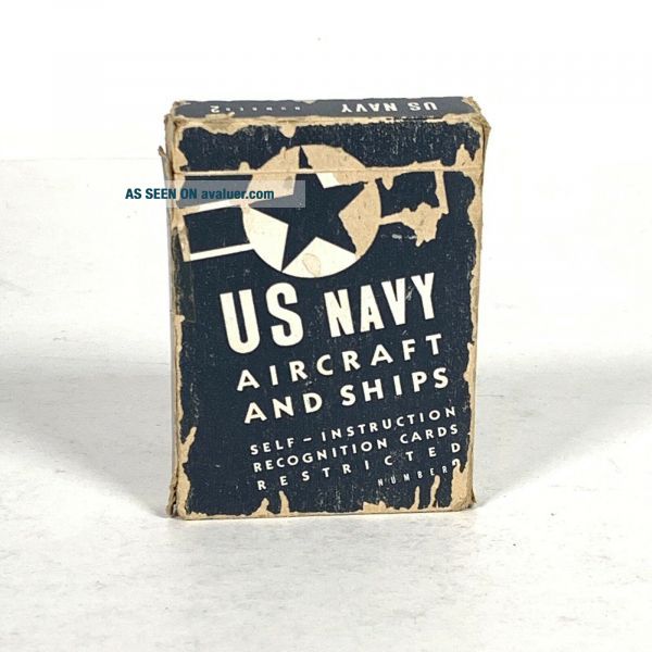 Vintage World War Ll US Navy Recognition Aircraft And Ships Cards (48 ...