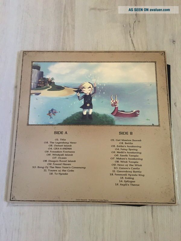 The Legend Of Zelda Wind Waker Colored Vinyl LP Not Moonshake | #25598047