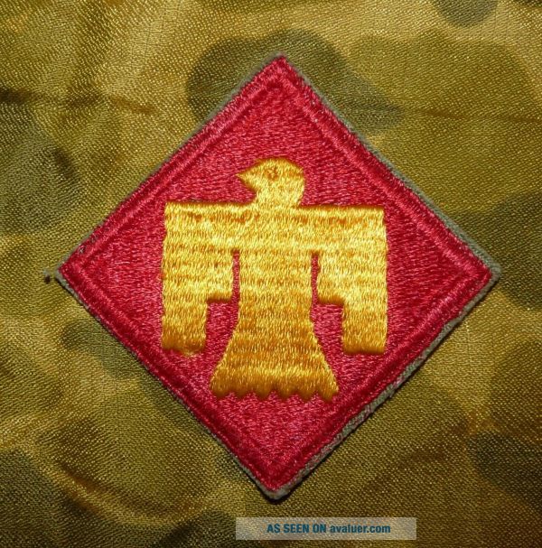 WW2 US Army 45th Infantry Division Embroidered Sleeve Patch (no Glow ...