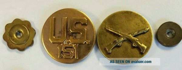 US WWII 151st Infantry, 38th Infantry Division Collar Disks | #25430580