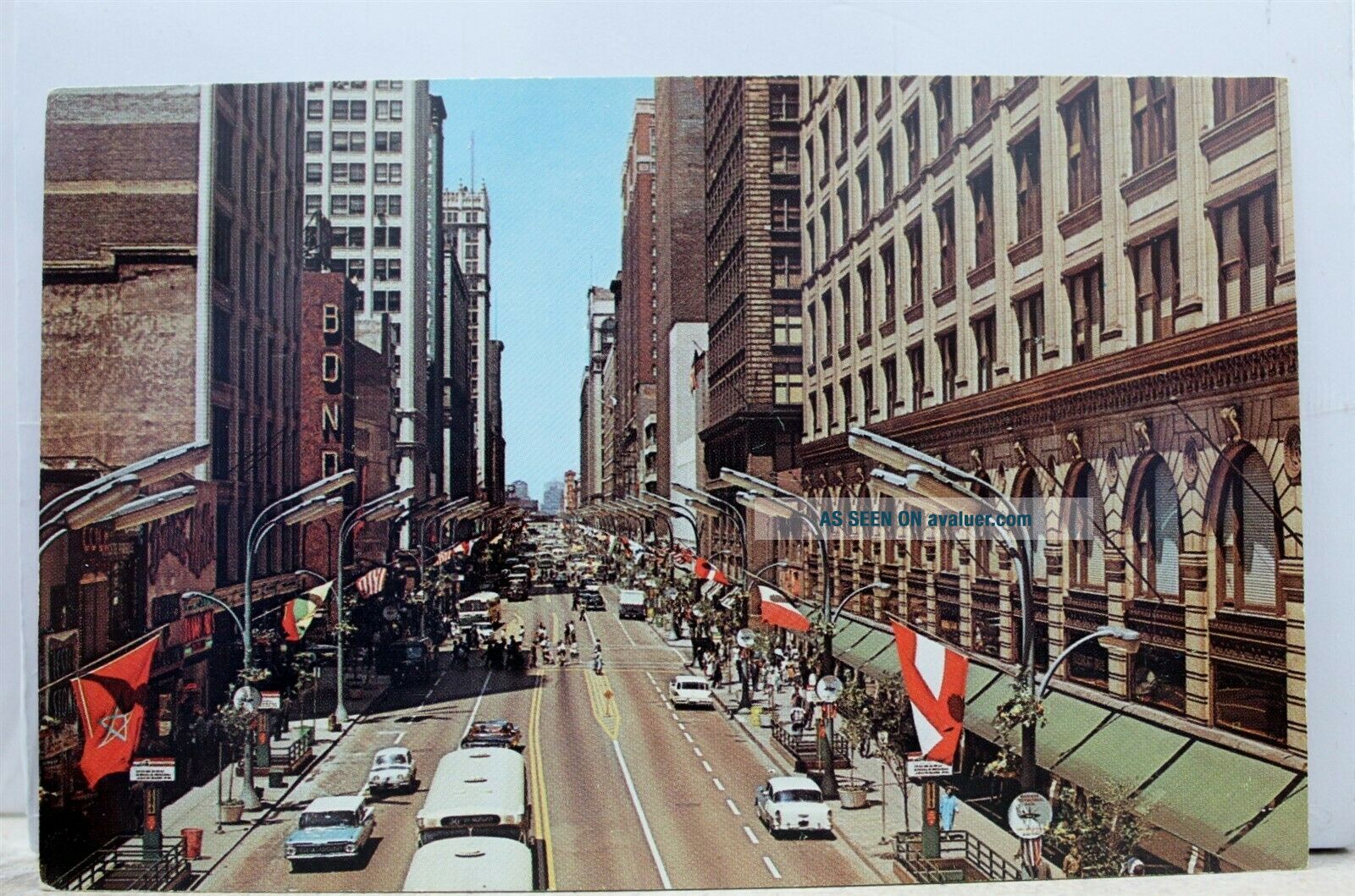 Illinois IL Chicago State Street North Postcard Old Vintage Card View ...