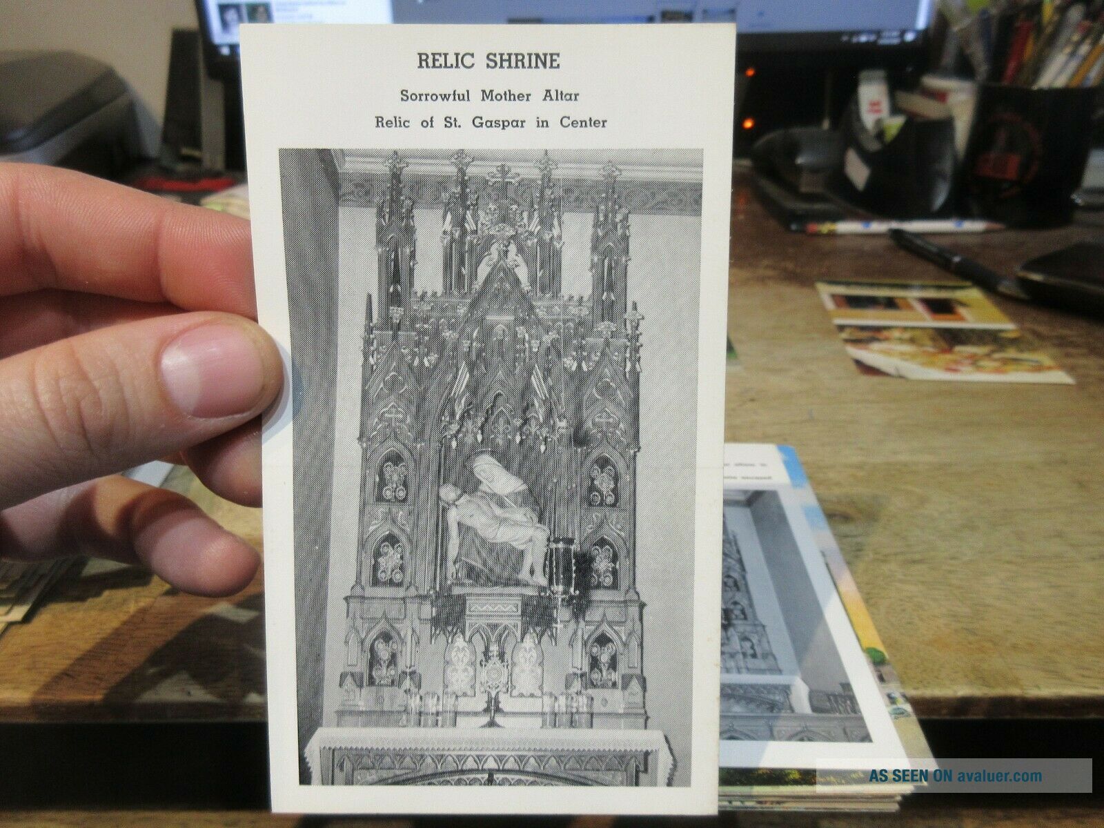 Vintage Old OHIO Postcard Maria Stein Relic Shrine St Gaspar Mother ...