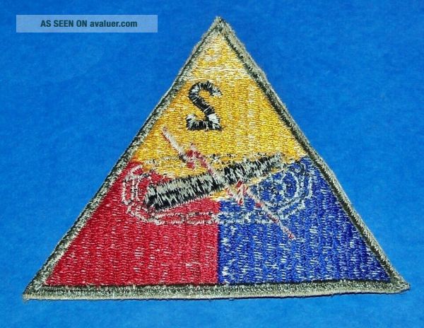 CUT - EDGE WW2 2nd ARMORED DIVISION FACTORY ERROR PATCH | #25459717