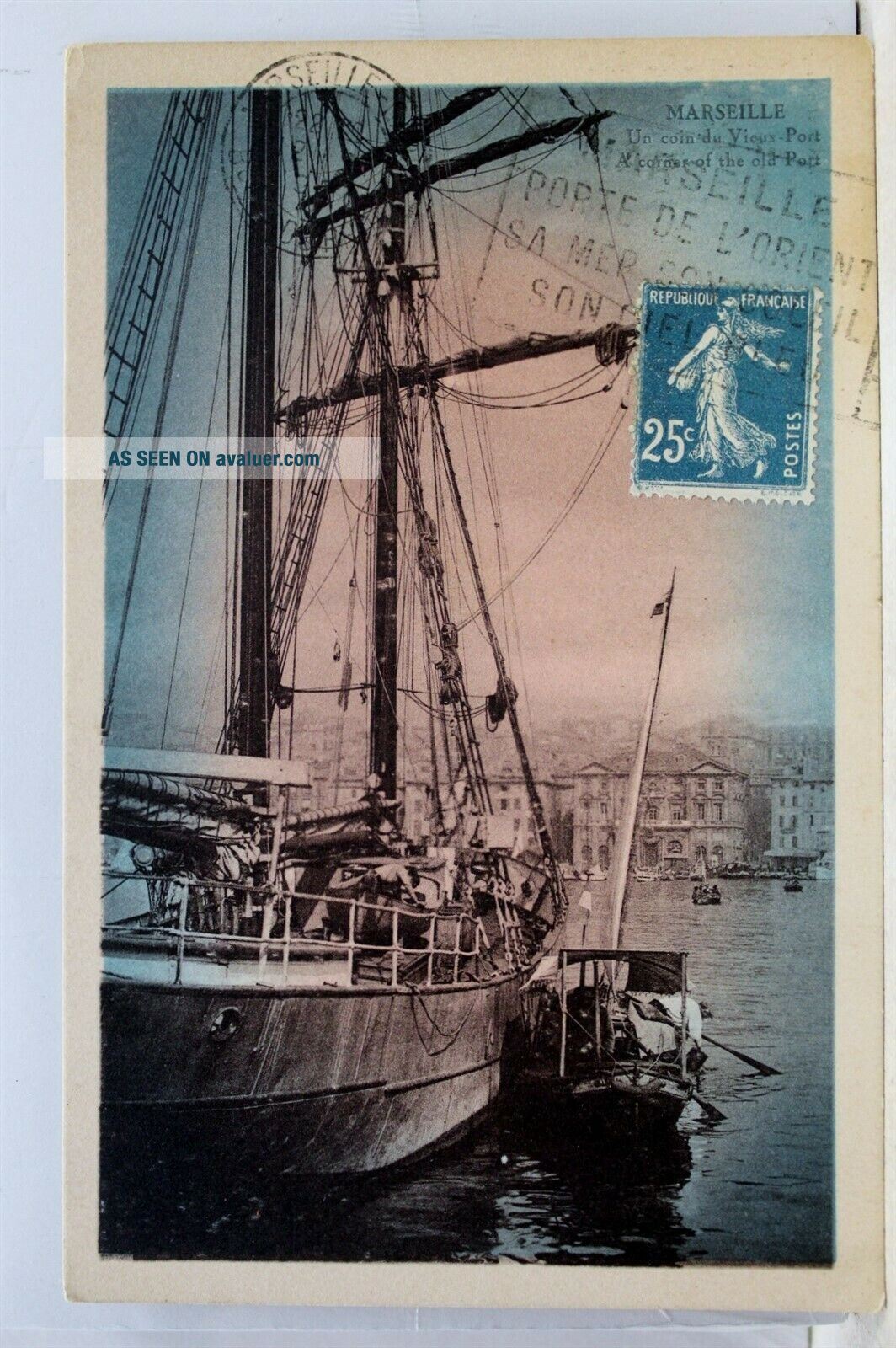 France Harbor Wharf Boat Ship Postcard Old Vintage Card View Standard ...