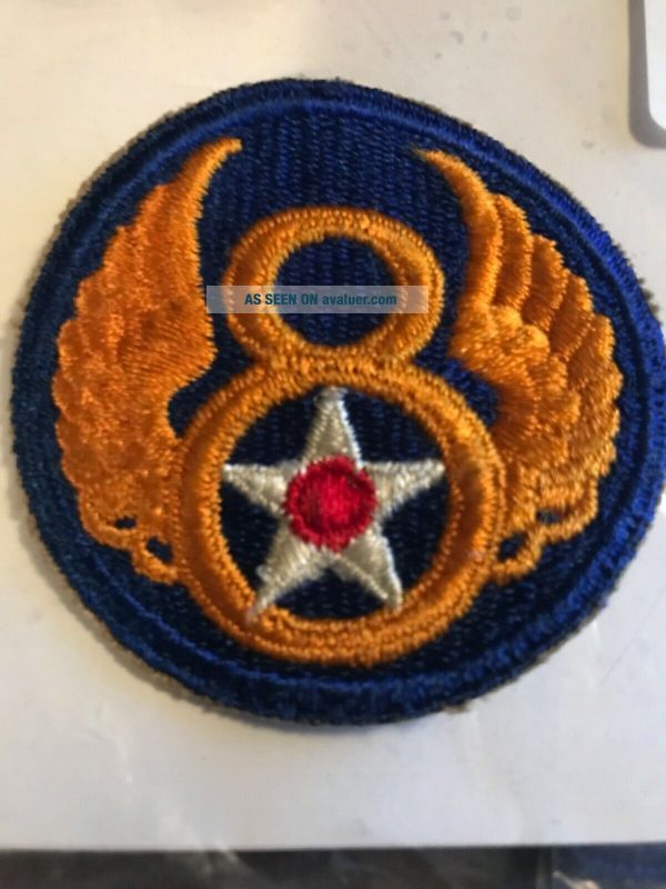 8TH ARMY AIR FORCE PATCH AAF US ARMY WW2 WWII ERA SSI AIR CORPS | #25466602