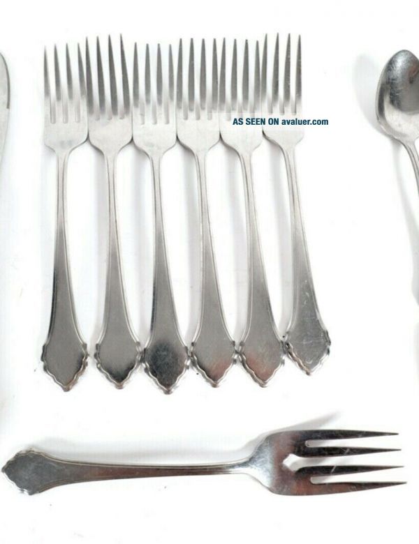 Wm A Rogers Deluxe Stainless Oneida LTD Summer Mist / Autumn Glow 34 ...