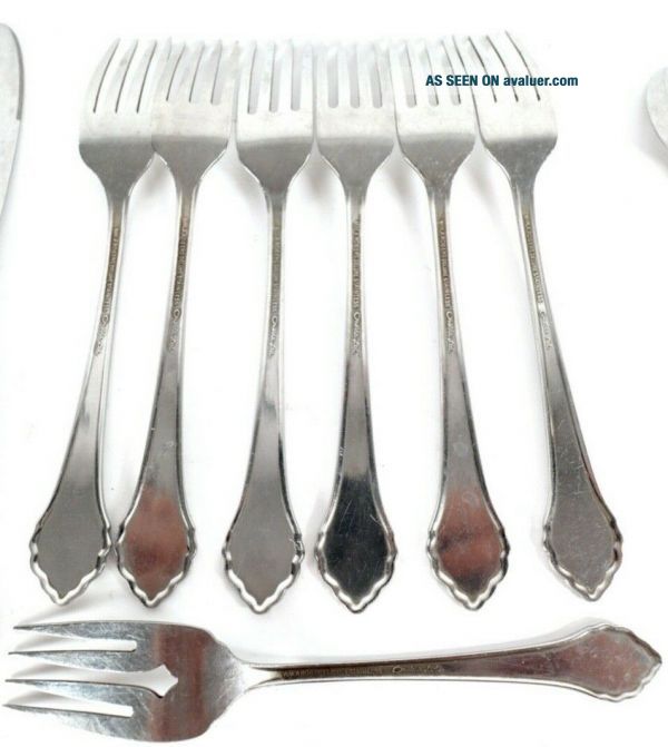 Wm A Rogers Deluxe Stainless Oneida LTD Summer Mist / Autumn Glow 34 ...