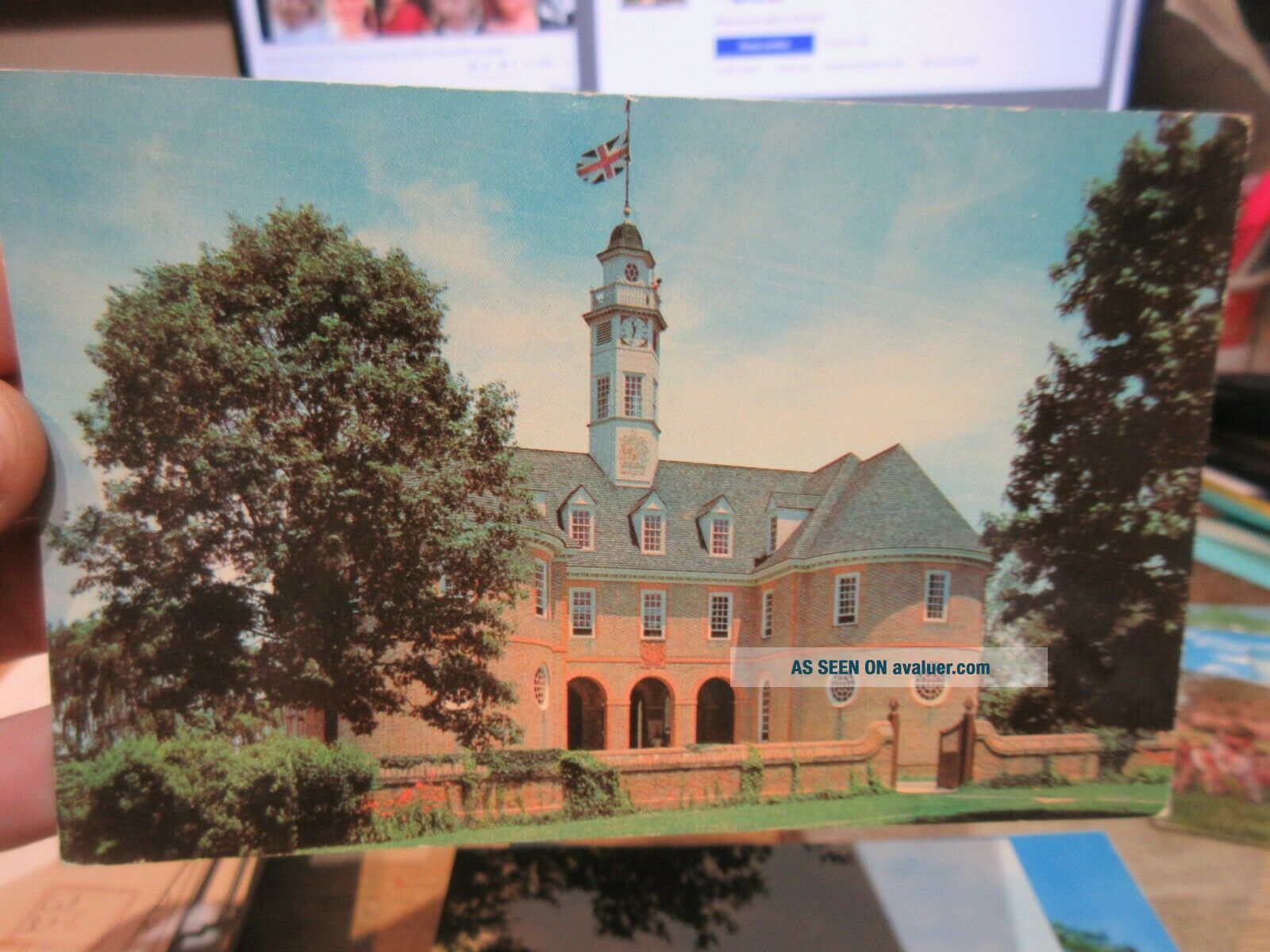 Vintage Old Antique VIRGINIA Postcard Williamsburg Capitol Building ...