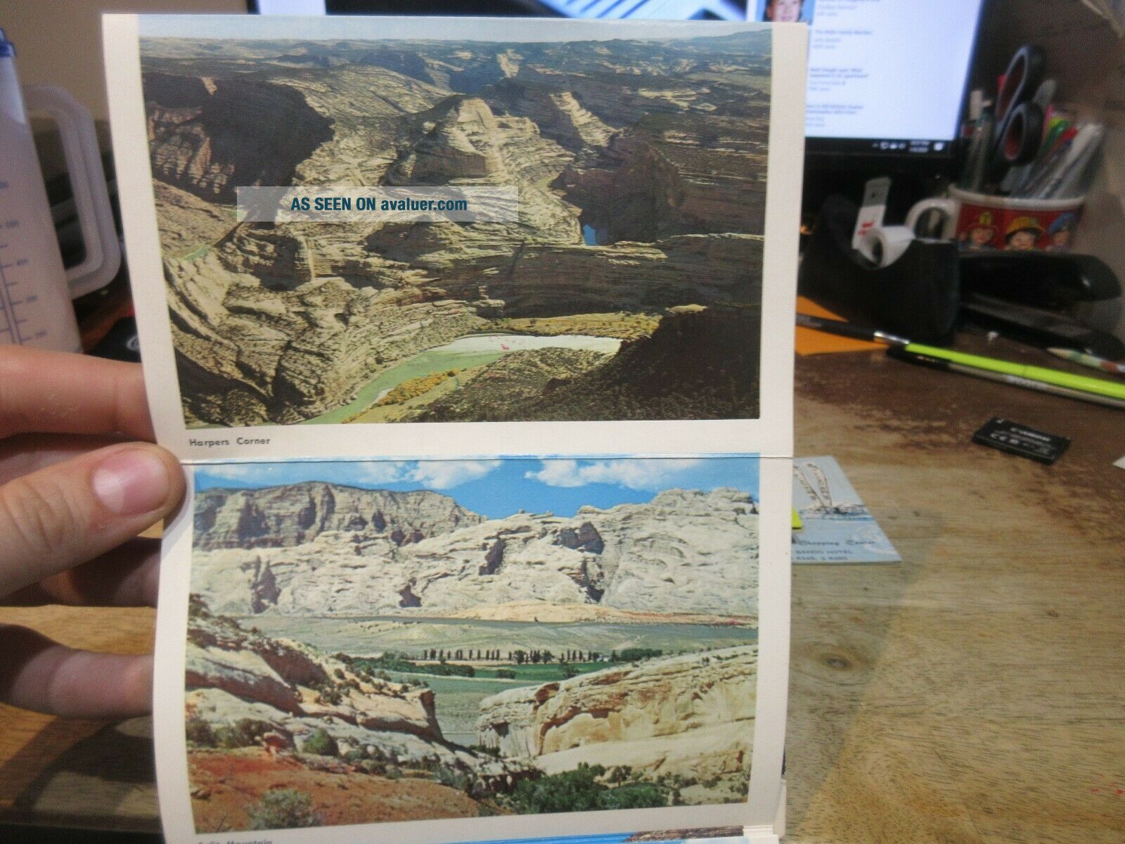 Vintage Old SOUVENIR FOLDER Postcard Views Dinosaur National Monument ...