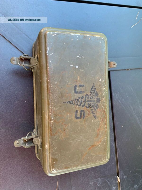 WW2 Korean War Willys Jeep GP Vehicle Medic Kit US Army Medic Medical ...