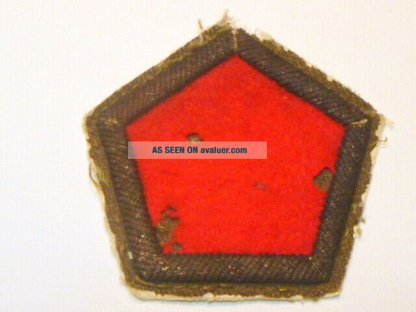 A Korean War U S Army 5th RCT Silver Bullion & Felt Patch | #25522595
