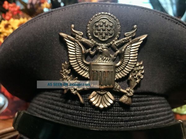 USAF US Air Force Male Officer Dress Blue Hat Cap | #25547522