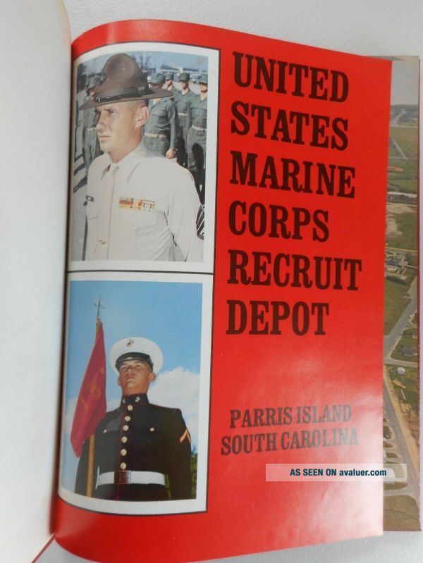 USMC MARINE CORPS RECRUIT DEPOT PARRIS ISLAND SC PLATOON 1022 YEAR BOOK ...