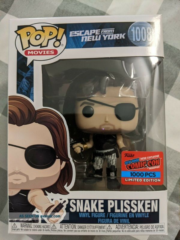 NYCC 2020 Funko Pop SNAKE PLISSKEN - IN HAND - Escape From York | #25618436