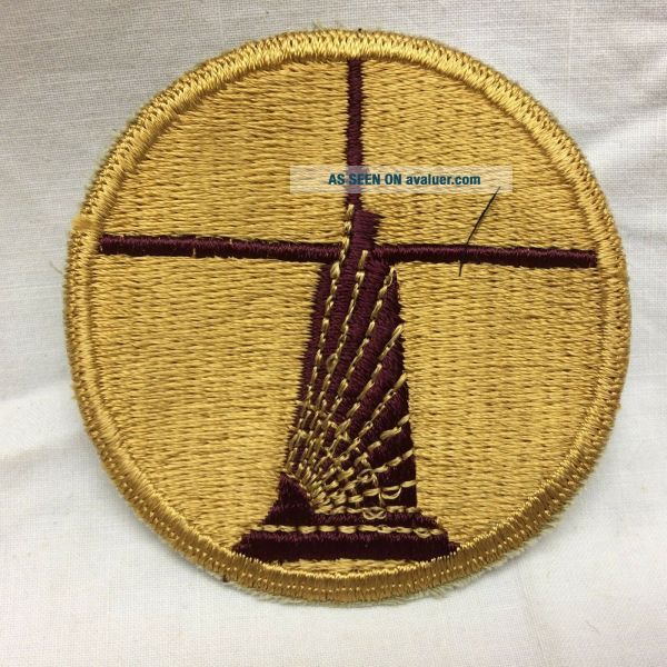 Military Badge Patch Army Air Transport Command Ground Personnel Maroon ...
