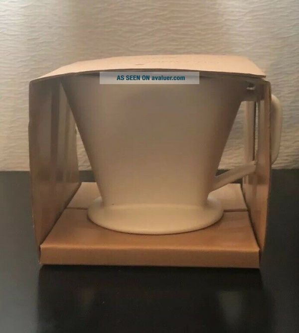 STARBUCKS WHITE CERAMIC BREW BY THE CUP POUR OVER BREWING SYSTEM ...