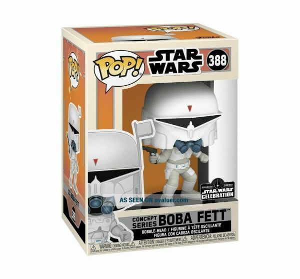 Funko Pop Star Wars Galactic Convention 2020 Concept Series Boba Fett ...