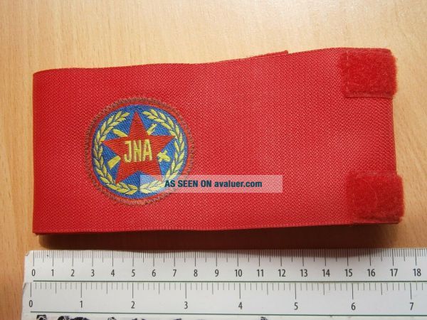 Yugoslavia Military Patch JNA ARMY SLEEVE EMBLEM RIBBON BAR TERRITORIAL ...