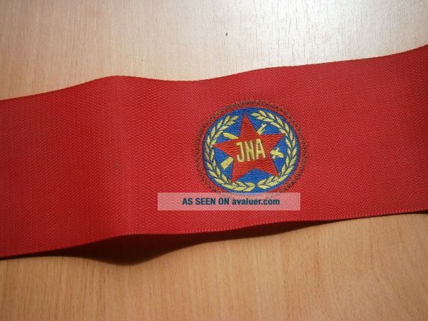 Yugoslavia Military Patch JNA ARMY SLEEVE EMBLEM RIBBON BAR TERRITORIAL ...