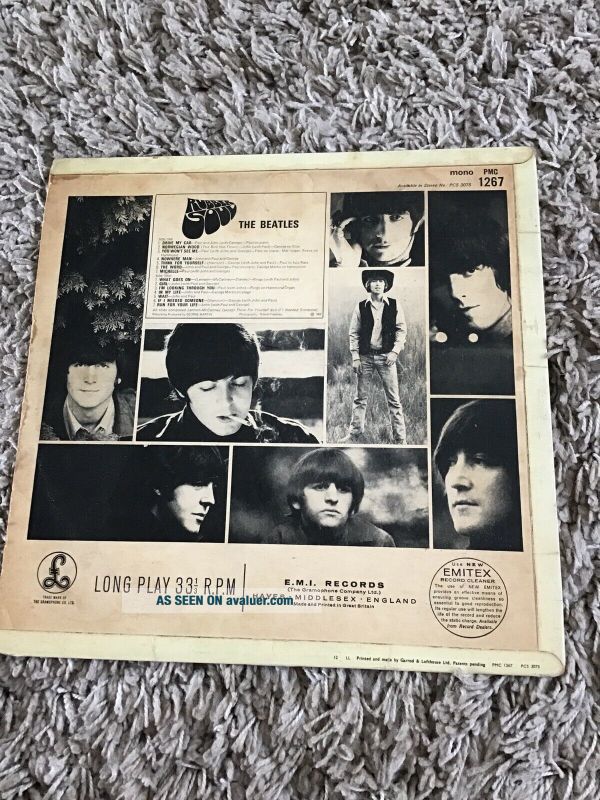Rubber Soul The Beatles Vinyl LP Parlophone Mono PMC 1267 1st Pressing ...