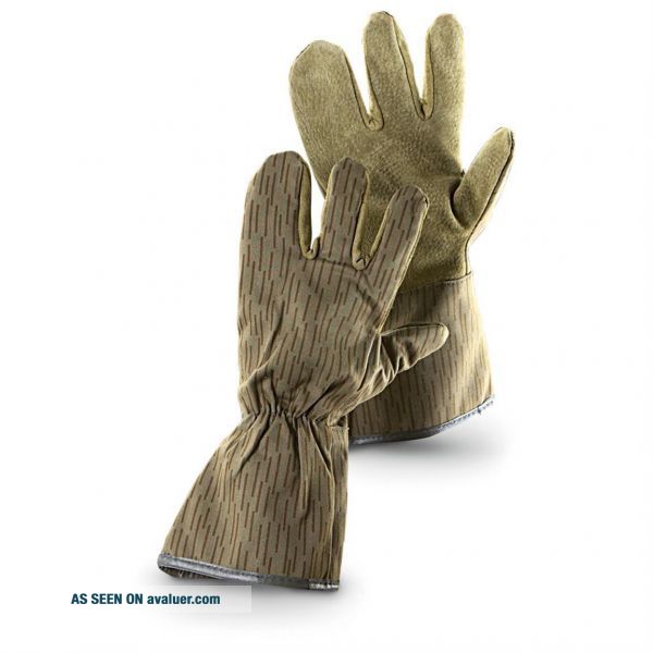 East German Army Three Finger Gloves Mittens Communist NVA DDR ...