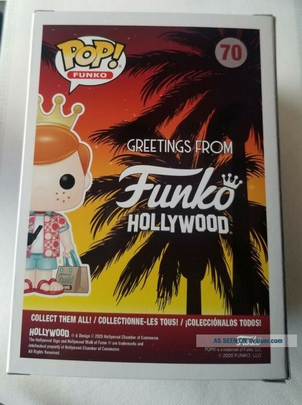 Funko Pop Hollywood Tourist Freddy Hollywood HQ Exclusive With ...