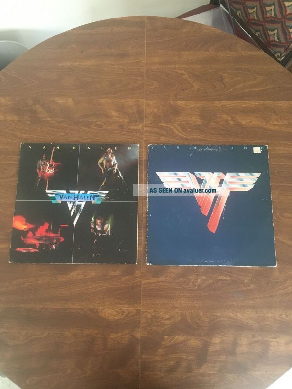 Vintage Van Halen Self Titled Vinyl Album LP BSK 3075 & Van Halen II HS ...