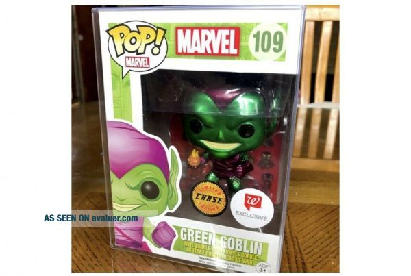 FUNKO POP MARVEL: GREEN GOBLIN (METALLIC) 109 CHASE WALGREENS EXCLUSIVE ...