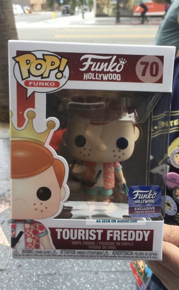 Funko Pop Hollywood Tourist Freddy Hollywood HQ Exclusive With ...