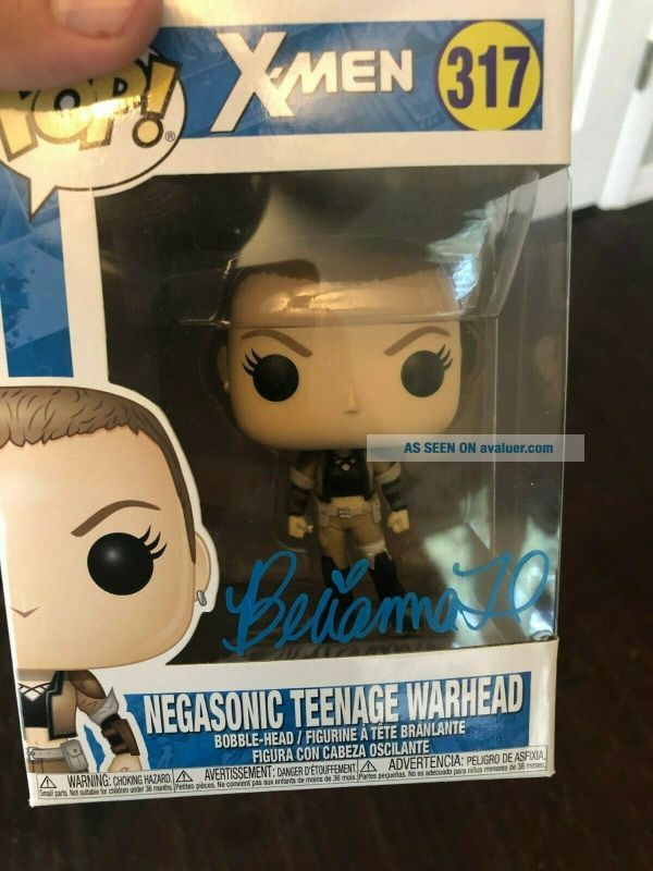 Brianna Hildebrand Signed X - MEN Negasonic Teenage Warhead Funko Pop ...