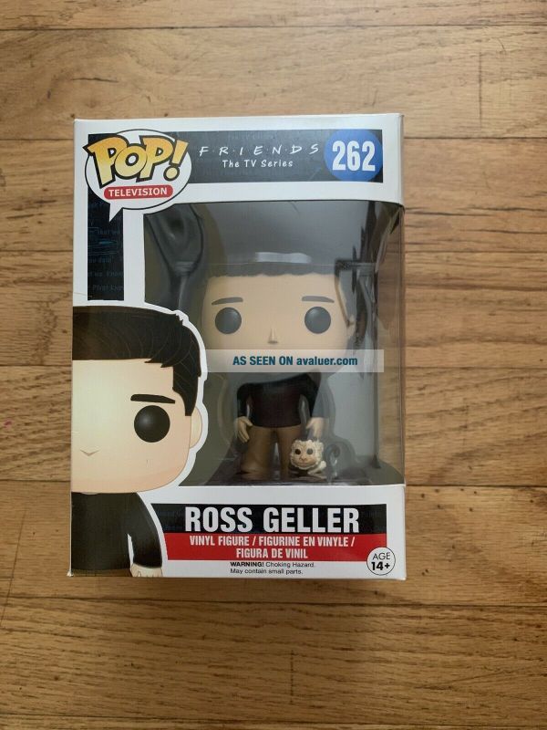 Funko Pop Friends The TV Series Ross Geller 262 Vinyl Figure Vaulted ...