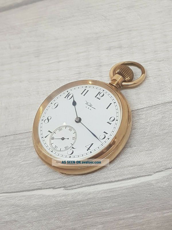 Vintage Waltham U. S. A Pocket Watch Gold Filled Case. | #25801305