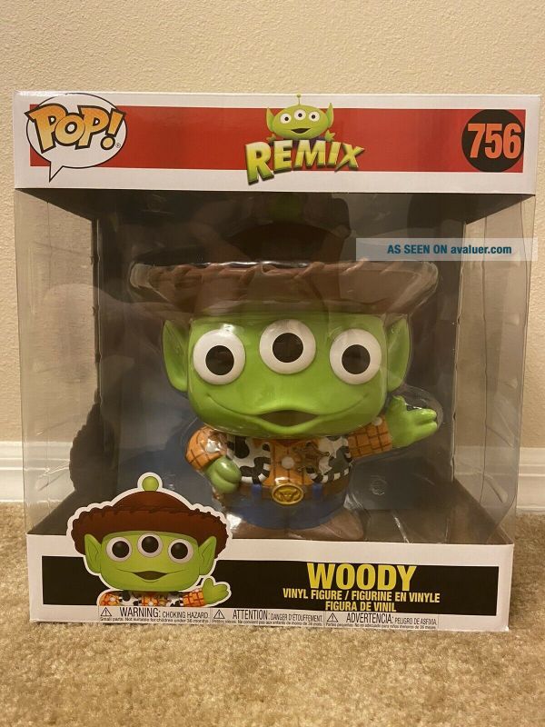 Funko Pop Disney Pixar Alien Remix As Woody 10” In Hands (SHIP NOW ...