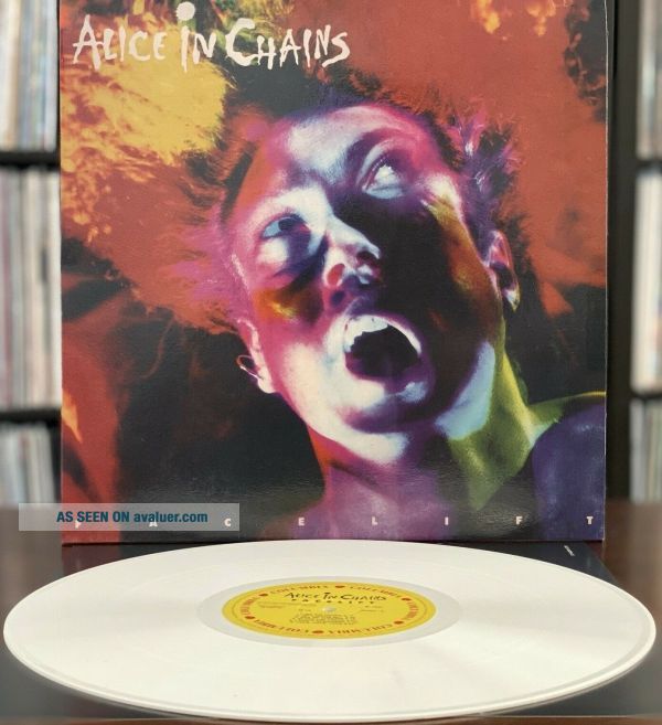 Alice In Chains Facelift White Vinyl LP Record | #26066945