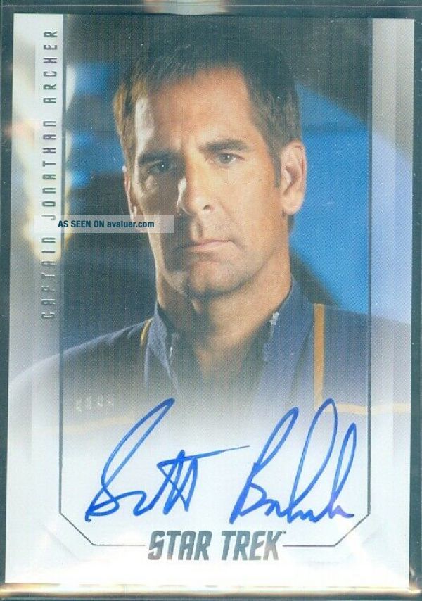 Star Trek 50th Anniversary Scott Bakula As Captain Archer Autograph ...