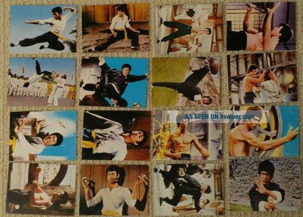 Bruce Lee Trading Cards 1970 ' S Vintage Japanese Collective Card X 15 ...